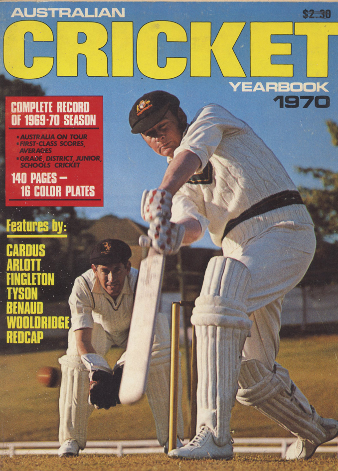 Cricketbooks.com.au | 1970 Australian Cricket Yearbook (Tony Steele cover)