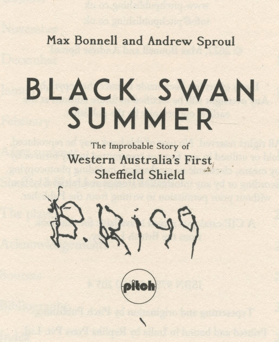 Cricketbooks.com.au | Bonnell, Max and Andrew Sproul - Black Swan ...
