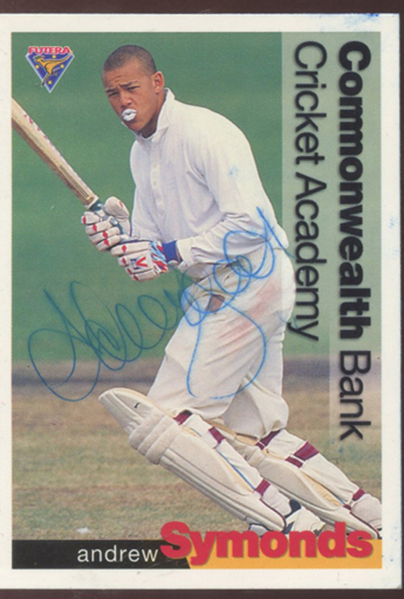 Cricketbooks.com.au | SIGNED CARD: Andrew Symonds 'rookie' card, Futera ...